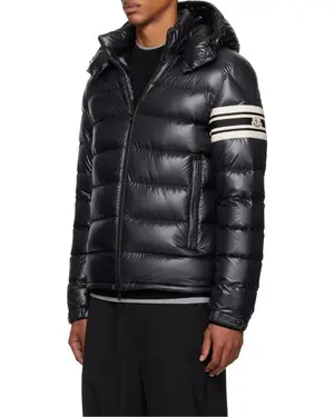 Moncler Zip-up Padded Jacket With Hood