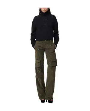 Blumarine Embellished Roll-neck Knitted Jumper