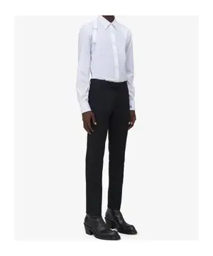 Alexander McQueen Harnes Long Sleeved Shirt - White