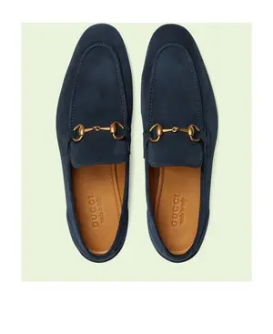 Gucci Jordaan Horsebit Detail Slip-on Loafers