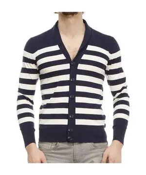 Emporio Armani Striped Cardigans For Men