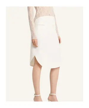 COURREGES Circle Heritage Wool Skirt