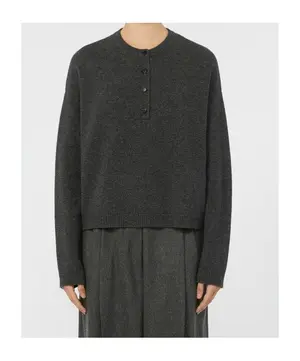 Max Mara London Crewneck Knitted Jumper - Medium Gray