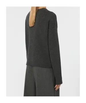 Max Mara London Crewneck Knitted Jumper - Medium Gray