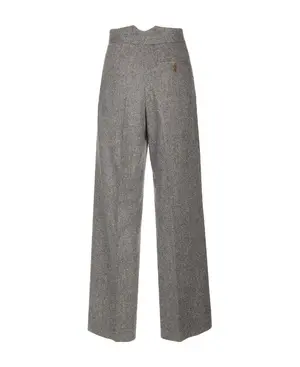 VIVIENNE WESTWOOD Tailored Wide-leg Trousers - Gray