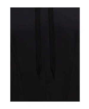 Valentino Garavani Pleated Drawstring Long-sleeved Hoodie