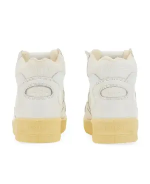 JIL SANDER Logo Embossed Mid-top Sneakers