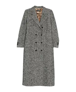 Dolce & Gabbana Herringbone Double-breasted Coat