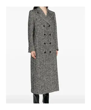 Dolce & Gabbana Herringbone Double-breasted Coat