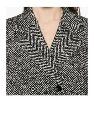 Dolce & Gabbana Herringbone Double-breasted Coat