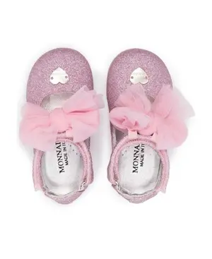 Monnalisa Glitter Ballerina With Oversized Bow
