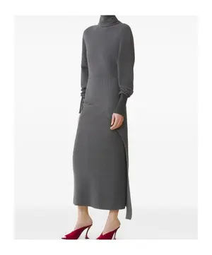LANVIN Knitted Long Dress - Black