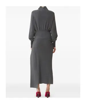 LANVIN Knitted Long Dress - Black