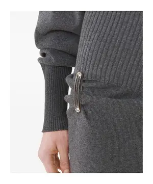 LANVIN Knitted Long Dress - Black