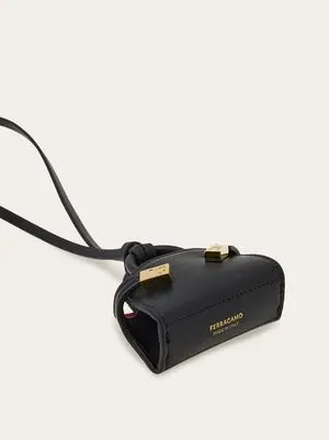 FERRAGAMO Leather Hug Pendant