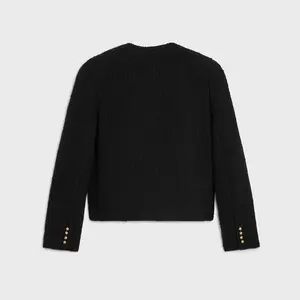 Celine Icone Jacket In Wool Natt