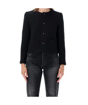 Celine Icone Jacket In Wool Natt