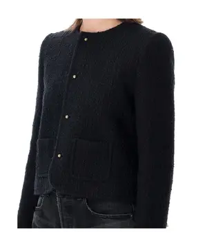 Celine Icone Jacket In Wool Natt