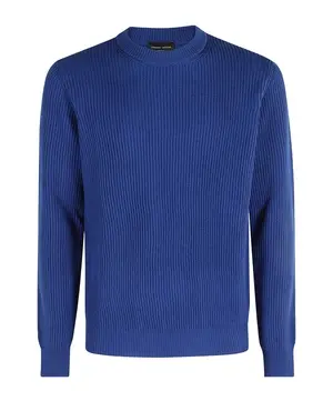 Men's Roberto Collina Blue Sweaters