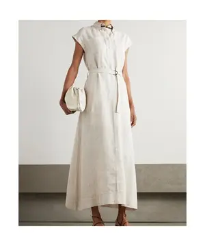 Brunello Cucinelli Sleeveless Shirt Dress