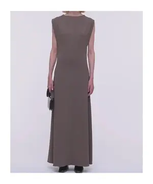 JOSEPH Sleeveless Midi Dress With Ruched Detailing