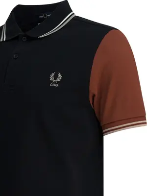 Comme Des Garçons Colour-block Polo Shirt