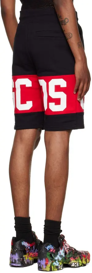 Gcds Logo Band Track Shorts - Black