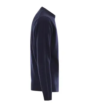 MC2 SAINT BARTH Crewneck Knitwear With Embroidered Logo - Blue