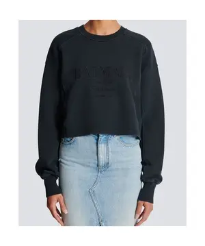 Balmain Couture Embroidered Sweatshirt