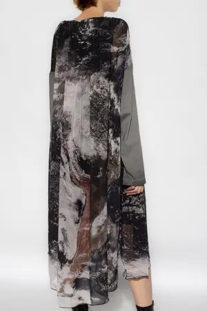 DIESEL® Printed Long-sleeved Dress