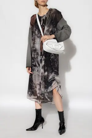 DIESEL® Printed Long-sleeved Dress