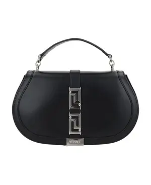 Versace Logo Plaque Shoulder Bag