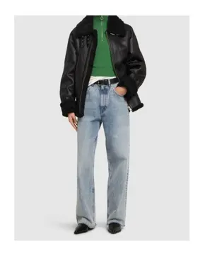 DUNST Shearling Zip-up Jacket