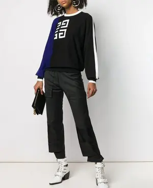 Givenchy Wool Blend Logo Pullover