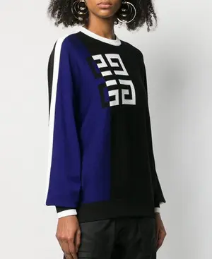 Givenchy Wool Blend Logo Pullover