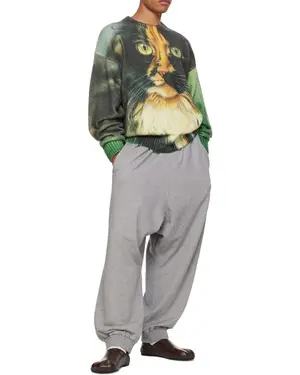 J.W.ANDERSON Jw Anderson Cat Printed Knitted Jumper