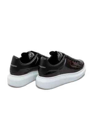 Alexander McQueen Oversized Lace-up Sneakers - Black