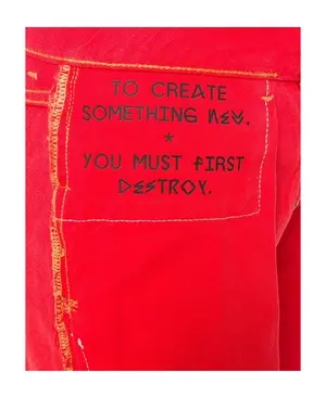 BEN TAVERNITI UNRAVEL PROJECT Logo Skinny Jeans
