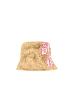 Prada Crochet Floral Bucket Hat