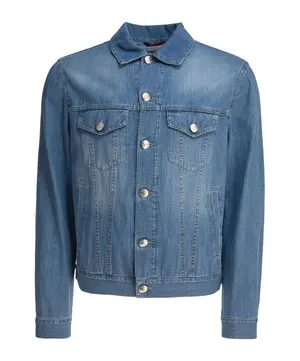 Brunello Cucinelli Lightweight Four-pocket Jacket - Denim