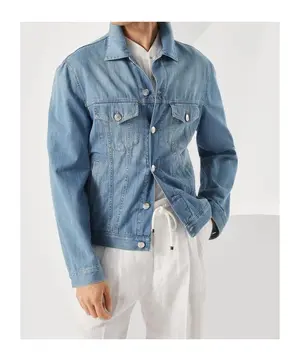 Brunello Cucinelli Lightweight Four-pocket Jacket - Denim