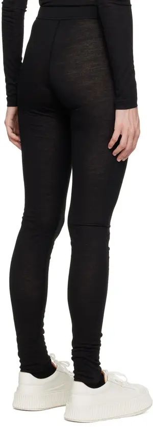 JIL SANDER Technical Leggings - Black
