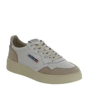AUTRY Medalist Logo Patch Low-top Sneakers - Gray