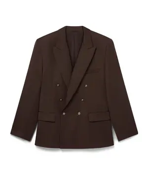 Casablanca Double-breasted Tailored Jacket With Peak Lapels - Brown