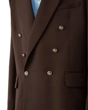 Casablanca Double-breasted Tailored Jacket With Peak Lapels - Brown
