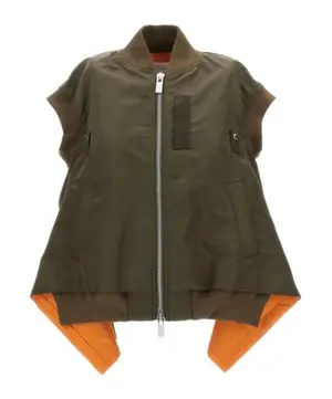 SACAI Sacai Asymmetric Hem Zip-Up Gilet