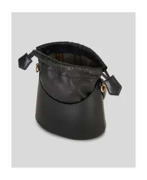Etro Mini Saturno Bucket Shoulder Bag - Black