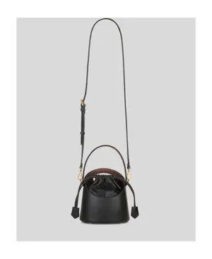 Etro Mini Saturno Bucket Shoulder Bag - Black
