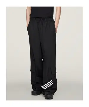 Y3 Cargo Trousers With Drawstring And Adjustable Straps