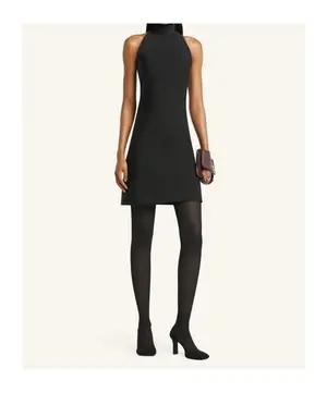 COURREGES Halterneck Mini Dress - Black